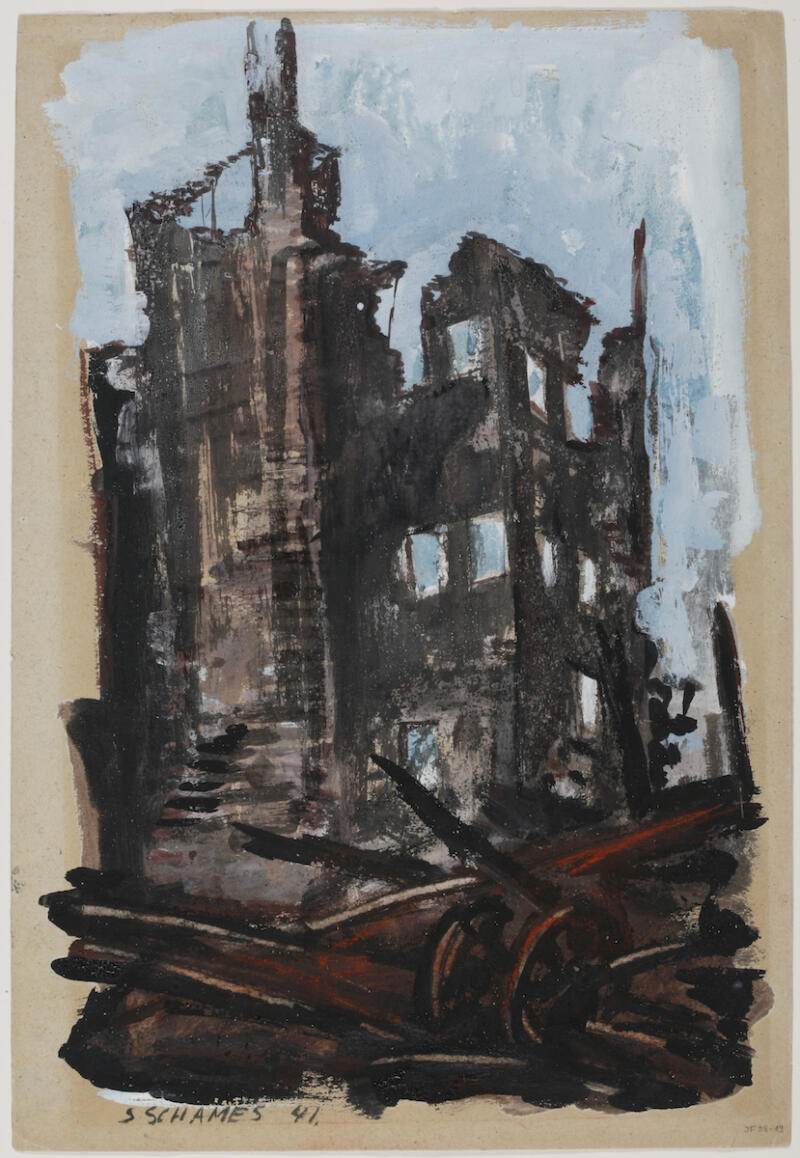 The Three Exiles of the German-born artist Samson Schames (1898-1967 ...